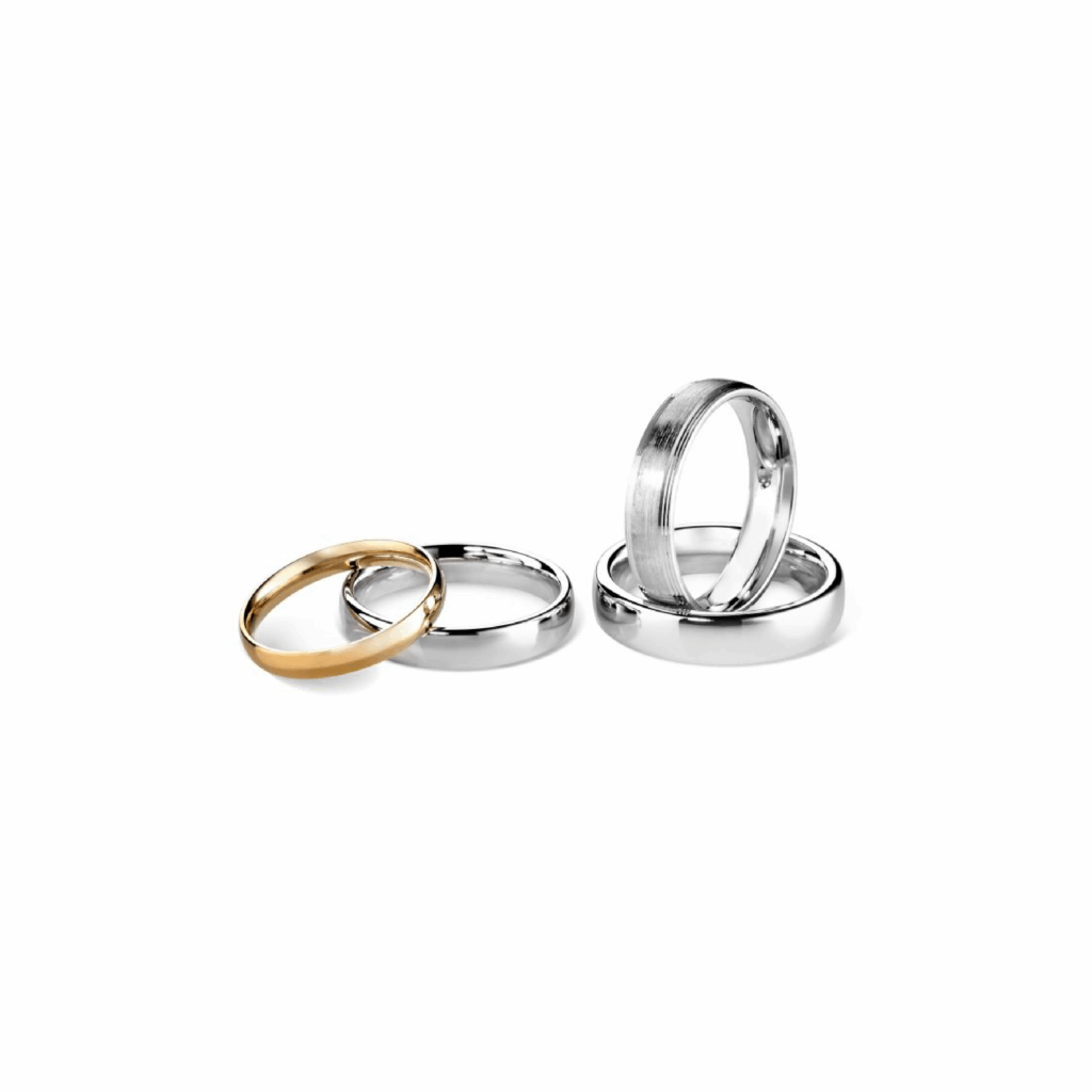 Mixed Court Shape Wedding Band - RPS Diamond